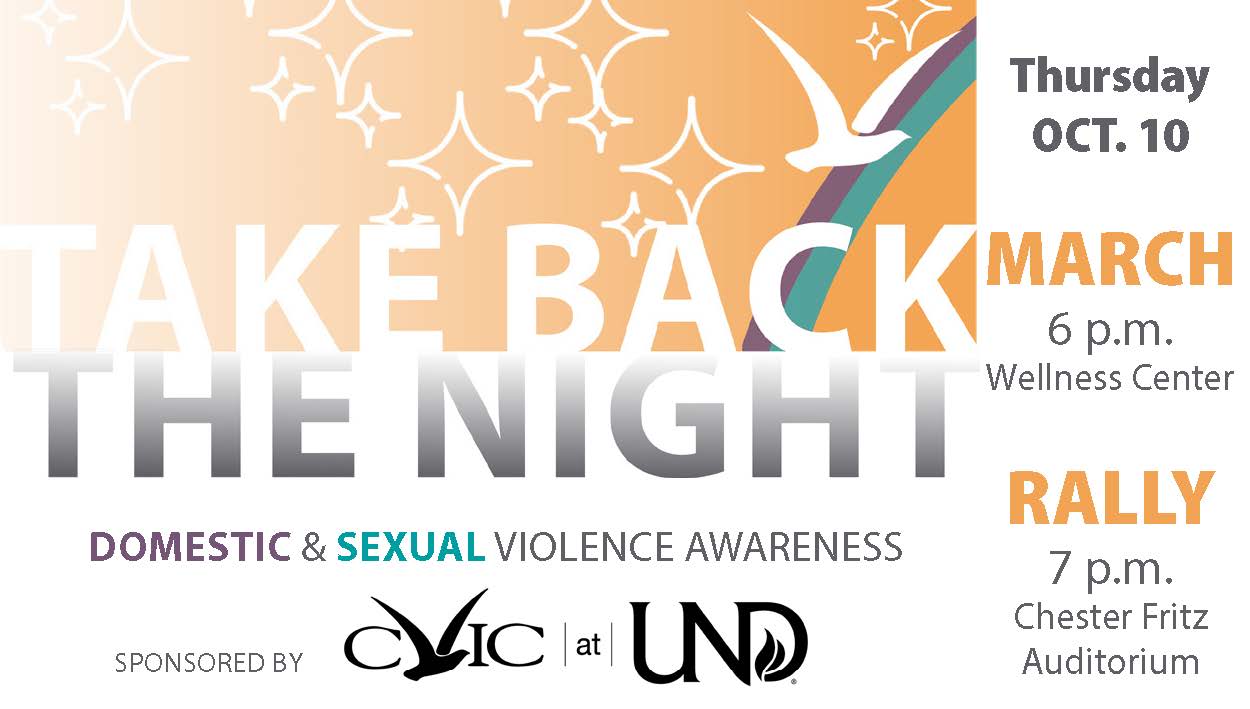 Take Back the Night March, Rally > Grand Forks Air Force Base > Home ...